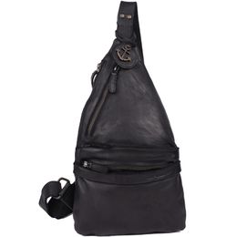 Handtasche Harbour 2nd "Rowan", Damen, Gr. B/H/T: 23cm x 38cm x 5cm, grau (ash), Rindsleder, Taschen Handtasche, Rucksack Damen Tasche Umh&auml;ngetasche
