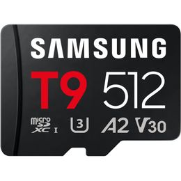 Samsung Speicherkarte "T9", schwarz, 512 GB, Speicherkarten