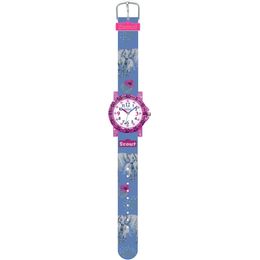 Quarzuhr Scout "The It-Collection", blau (blau, rosa, wei&szlig;), Armbanduhren, Kinder, Quarzuhr, Armbanduhr, Kinderuhr, Lernuhr,Geschenkidee, Schulanfang,M&auml;dchen,Pferd