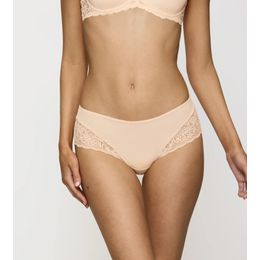 Hipster Triumph "Amourette Spotlight X", Damen, Gr. 40, orange (orange highlight), Microtouch, Obermaterial: 79% Polyamid, 21% Elasthan, k&ouml;rpernah, Unterhosen, florale Spitzendetails, gewellte Abschl&uuml;sse