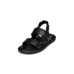 Marc O'Polo Sandale MARC O'POLO "aus hochwertigem Ziegenleder", Damen, Gr. 37, schwarz, Obermaterial: 100% Leder, unifarben, Schuhe Sandale