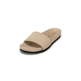 Marc O'Polo Sandale MARC O'POLO "aus weichem Veloursleder", Damen, Gr. 36, dusty sand, Obermaterial: 100% Leder, unifarben, Schuhe Sandale