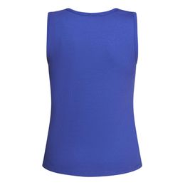 T-Shirt Betty Barclay "Damen mit Rippenstruktur", Damen, Gr. 36, adria blau, Rippware, Obermaterial: 95% Baumwolle, 5% Elasthan, tailliert normal, Rundhals, Shirts T-Shirt