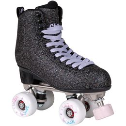 Chaaya Rollschuhe CHAYA "Melrose Deluxe Starrynight" Gr. 36, schwarz, Inlineskates_Rollschuhe, Kinder, 36 (bis 100 kg), Lederimitat, vegan