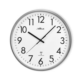 Funkwanduhr Atlanta, anthrazit, Wanduhren, &Oslash; 32cm, Wohnzimmer, Esszimmer, K&uuml;che, Arbeitszimmer, Flur, B&uuml;ro, G&auml;stezimmer