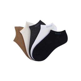 Sneakersocken BOSS "5P AS Logo CC W", Damen, Gr. 39-42, open miscellaneous 965, Baumwollmischung, Socken Sneakersocken, mit BOSS-Logoschriftzug