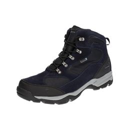 Wanderschuh Hi-Tec "Storm WP d.", Herren, Gr. 39, blau (dunkelblau, grau, schwarz), Obermaterial: 50% Rindsleder Leather cow. 50% Nylon NY., Schuhe Wanderschuh