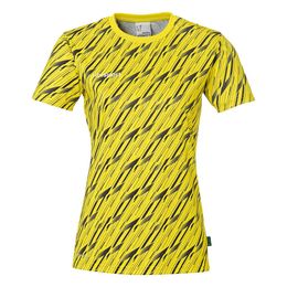 Trainingsshirt Uhlsport "Trainings-T-Shirt Progressive 28 Women", Damen, Gr. XL, gelb (limonengelb), Obermaterial: 100% Polyester Pol. recyc.., Shirts