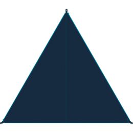 Sonnensegel BENT "Zip-Canvas", blau (dunkelblau, rv hellblau), Sonnensegel, B/T: 250cm x 250cm, Polyester, B:250cm T:250cm