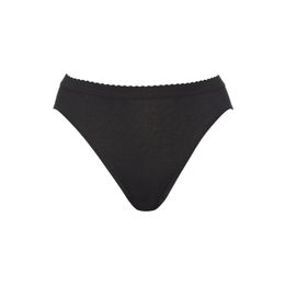 Slip Calida "Slip Iconics Brief 1er Pack", Damen, Gr. 40-42, schwarz, Obermaterial: 100% Baumwolle CO., Unterhosen Slip