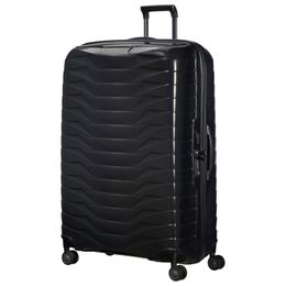 Hartschalen-Trolley Samsonite "PROXIS 86", Gr. B/H/T: 61cm x 86cm x 33cm 147 l, schwarz, Polypropylenmix, Koffer, mit viel Stauraum, mit USB Anschluss, mit mehreren Tragegriffen