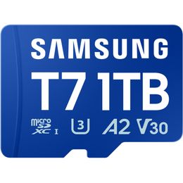 Samsung Speicherkarte "T7", blau, 1000 GB, Speicherkarten