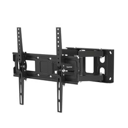 Hama TV-Wandhalterung "TV-Wandhalterung vollbeweglich 32 bis 75 Zoll 55 65 75 bis 40 kg", schwarz, B:43cm H:41,8cm, Ger&auml;tehalterungen, Schwenkbar 160 Grad, neigbar 15 Grad, ausziehbar