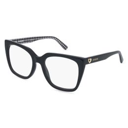 Love Moschino MOL673 Brille Damen | Fassung: Vollrand, Quadratisch, Schwarz Gemustert