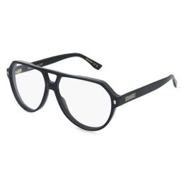 Dsquared2 D2 0204 Brille Herren | Fassung: Vollrand, Pilot, Schwarz