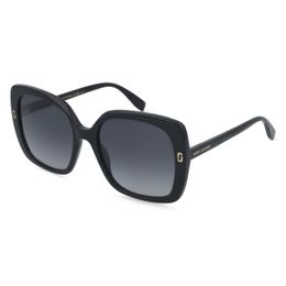 Marc Jacobs MJ 1138/S | Damen-Sonnenbrille | Fassung: Vollrand, Quadratisch, Acetat, Schwarz | Glasfarbe: Grau