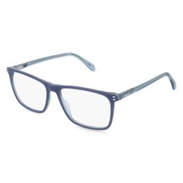 Polaroid PLD D610 Brille Herren | Fassung: Vollrand, Eckig, Blau Transparent