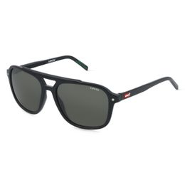 Levi's Levi&rsquo;s LV 5100/S | Herren-Sonnenbrille | Fassung: Vollrand, Pilot, Kunststoff, Schwarz | Glasfarbe: Braun