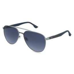 HUGO BOSS BOSS 1914/S | Herren-Sonnenbrille | Fassung: Vollrand, Pilot, Edelstahl, Ruthenium | Glasfarbe: Grau