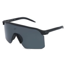 Nike Nike EXPEDITION SHIELD N IU4705X | Herren-Sonnenbrille | Fassung: Halbrand, Monoscheibe, Kunststoff, Schwarz Matt | Glasfarbe: Grau