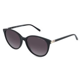 Tommy Hilfiger TH 2350/S | Damen-Sonnenbrille | Fassung: Vollrand, Panto, Acetat, Schwarz | Glasfarbe: Pink Verlaufend