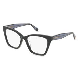 Furla VFU828 Brille Damen | Fassung: Vollrand, Quadratisch, Schwarz Gl&auml;nzend
