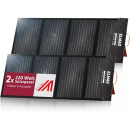 ELMAG Faltbares Solarpanel SOLAR 220 DUO - monokristallin