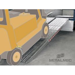 Metalmec Verladerampen M120S/3/25LAL - 120x360x2500 + Riffelblechbeschichtung