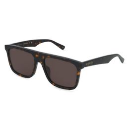 Gucci GG2182S | Herren-Sonnenbrille | Fassung: Vollrand, Eckig, Acetat, Havanna | Glasfarbe: Braun