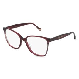 Carolina Herrera HER 0392 Brille Damen | Fassung: Vollrand, Quadratisch, Burgunder