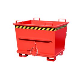 Bauer S&uuml;dlohn Klappbodenbeh&auml;lter BKB 700; lackiert; Feuerrot