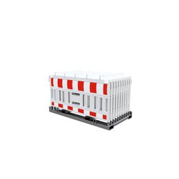 Schake Absperrschrankengitter NOX SET; ohne Lampenadapter, mit Folie Typ RA1/A rot-wei&szlig;