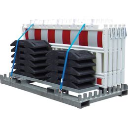 Schake Absperrschrankengitter ULTRA SET 1; mit Lampenadapter, Folie rot/wei&szlig;, Typ RA2/B
