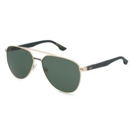 HUGO BOSS BOSS 1914/S | Herren-Sonnenbrille | Fassung: Vollrand, Pilot, Edelstahl, Gold | Glasfarbe: Gr&uuml;n