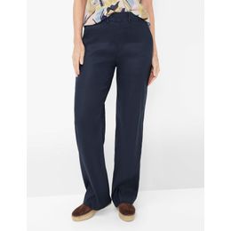 Raphaela by Brax Damen Marlenehose Style PAM FLARED NAVY, dunkelblau, Gr. 48K