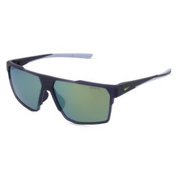 Nike Nike AIRLIFT IQ7268X | Herren-Sonnenbrille | Fassung: Vollrand, Eckig, Kunststoff, Violett Matt | Glasfarbe: Grau Verspiegelt Gold