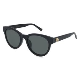 Gucci GG2127SK | Damen-Sonnenbrille | Fassung: Vollrand, Rund, Acetat, Schwarz | Glasfarbe: Grau