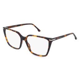 Victoria Beckham VB 1014 Brille Damen | Fassung: Vollrand, Quadratisch, Braun Havanna