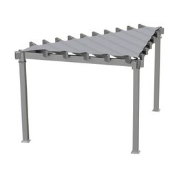 Sojag Pavillon Lima 1010 Lichtgrau 293,3x293,3x242,6cm