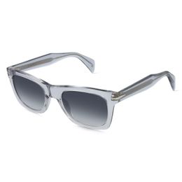 David Beckham DB 1222/S | Herren-Sonnenbrille | Fassung: Vollrand, Eckig, Acetat, Grau | Glasfarbe: Grau