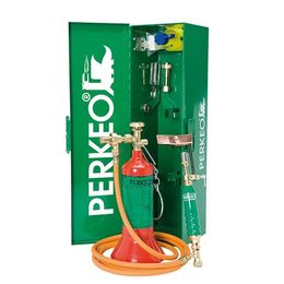 PERKEO Weichl&ouml;tanage im Koffer komplett + QUICKY + ZINNFIX + UNIGEL; G3/8"LH-Anschluss