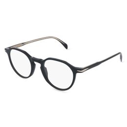 David Beckham DB 1230 Brille Herren | Fassung: Vollrand, Panto, Schwarz