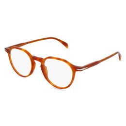 David Beckham DB 1230 Brille Herren | Fassung: Vollrand, Panto, Braun Havanna