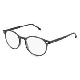 HUGO BOSS BOSS 1885 Brille Herren | Fassung: Vollrand, Panto, Grau Transparent