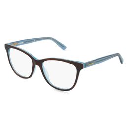 Love Moschino MOL680 Brille Damen | Fassung: Vollrand, Cat Eye, Gold Havanna