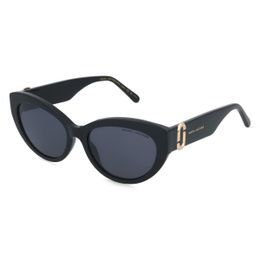 Marc Jacobs 883/S | Damen-Sonnenbrille | Fassung: Vollrand, Cat Eye, Acetat, Schwarz | Glasfarbe: Grau