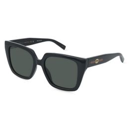 Gucci GG2102S | Damen-Sonnenbrille | Fassung: Vollrand, Butterfly, Kunststoff, Schwarz | Glasfarbe: Grau