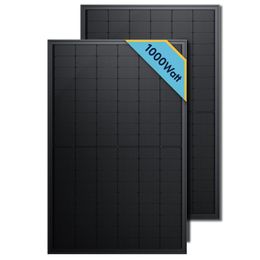 Solarmodul 1000 Watt Bifazial Glas Solarpanel f&uuml;r Balkonkraftwerke