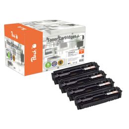 Peach HP 207-W2210/1/2/3-C067 4 Toner XL (bk, c/m/y) ersetzt Canon 067H, 5106C002, 5105C002, 514C002, 5103C002 f&uuml;r z.B. Canon iSENSYS MF 651 Cw (wiederaufbereitet)