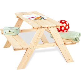 Pinolino Kindersitzgarnitur 'Nicki f&uuml;r 4', (Natur)